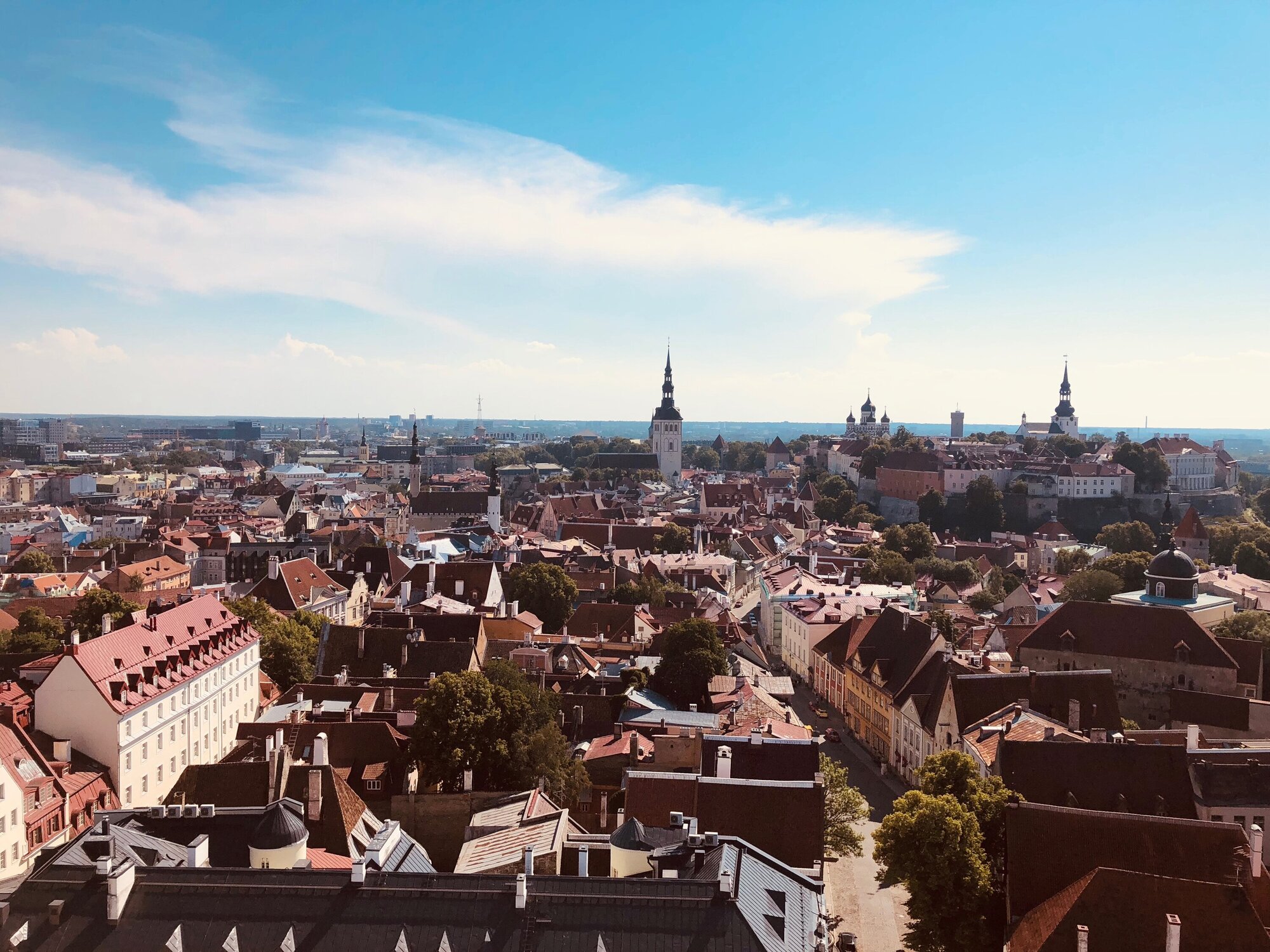 Tallinn from a bird's eye view: viewpoints with the best views of the city