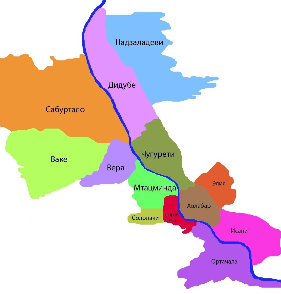 Tbilisi: in which neighborhood is the best place for a tourist to stay?