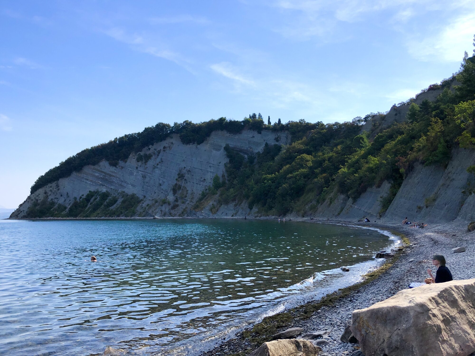 Beaches on the Adriatic coast of Slovenia
