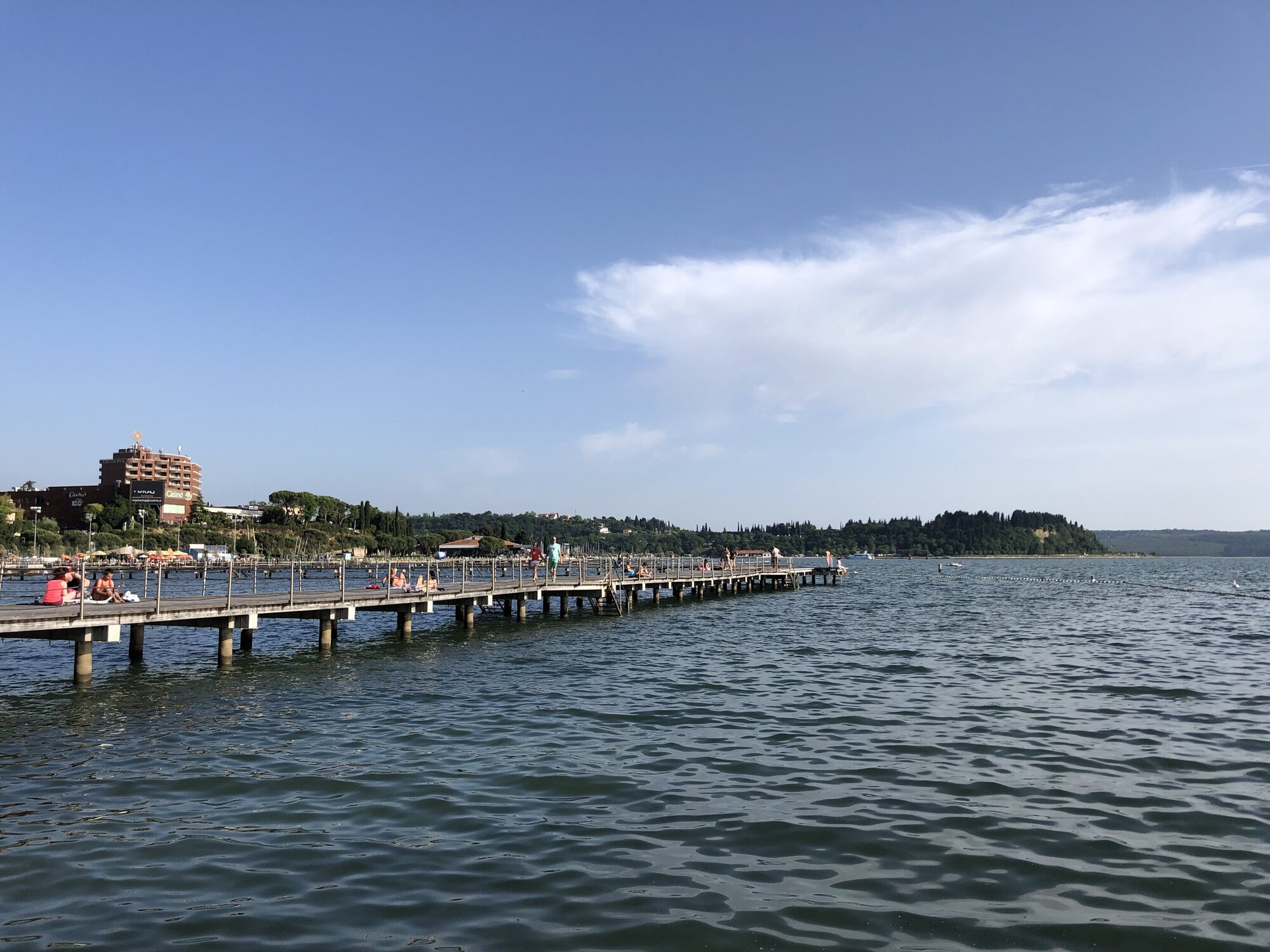 Beaches on the Adriatic coast of Slovenia
